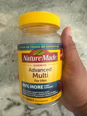 Nature Made Advanced Multivitamin Men Gummies - 90ct : Target