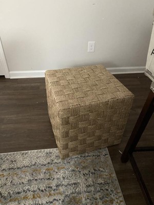 Lynwood Checkerboard Woven Cube - Threshold™ Designed With Studio Mcgee ...