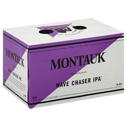 Montauk Wave Chaser Ipa Beer - 6pk/12 Fl Oz Cans : Target
