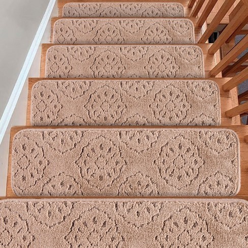 Sussexhome Carpet Stair Treads For Wooden Steps - Indoor Staircase Step ...