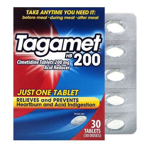 Tagamet Hb200 Acid Reducer, 200 Mg, 30 Tablets : Target