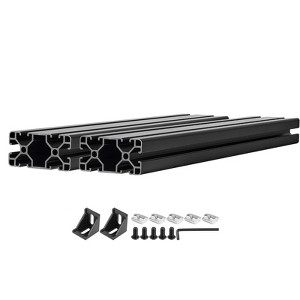 VEVOR 2PCS 4080 Aluminum Extrusion Profile, 19.69 In 500 mm,T Slot ...