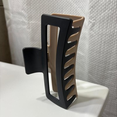 Jumbo Two-tone Claw Hair Clip - Universal Thread™ Beige/brown : Target