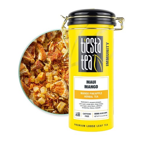 Tiesta Tea Maui Mango, Herbal Loose Leaf Tea Tin - 5.5oz : Target