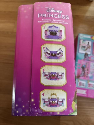 Disney Princess Carriage To Castle Transforming Playset 18pc With ...