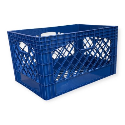 Juggernaut Storage 3 Pack Stackable Plastic Storage Crates With Handles ...
