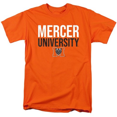 Mercer University Official Stacked Unisex Adult T-shirt : Target