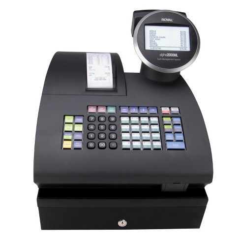 Royal® 2000ml Electronic Cash Register In Black : Target