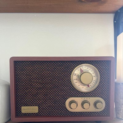 Portable Am/fm Bluetooth Radio Tonal Brown - Hearth & Hand™ With ...