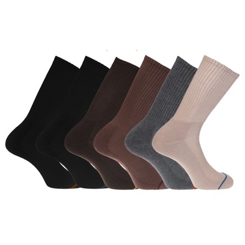 Dockers Men's Socks & Hosiery - 6-pack Cushioned Athletic & Dress Crew ...