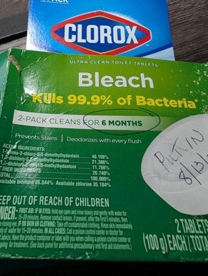 Clorox Ultra Clean Toilet Tablets Bleach - 3.5oz/4ct : Target