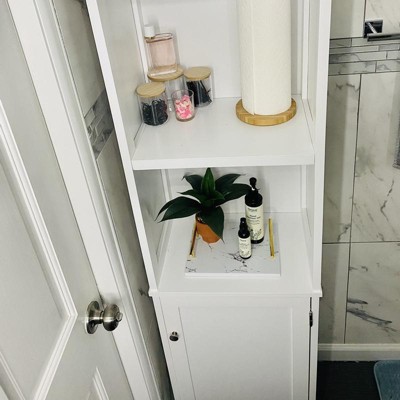 Wood Linen Tower - Threshold™ : Target