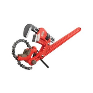 Ridgid 16-1/2" Compound Leverage Wrench, 2" Pipe Capacity, Red 31375 ...