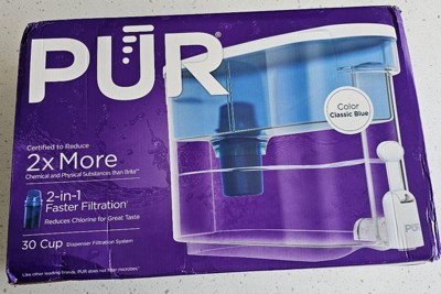 Pur Classic 30-cup Water Dispenser Filtration System - Blue/white : Target