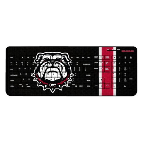 Keyscaper Georgia Bulldogs Uga Stripe Wireless Usb Keyboard : Target