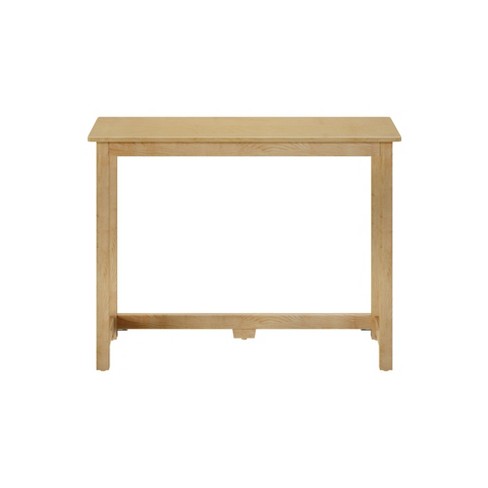 Max & Lily Solid Wood Desk, 40 Inch, Natural : Target