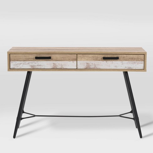 Aurora Entryway Table Beige/white - Corliving: Mid-century Modern ...