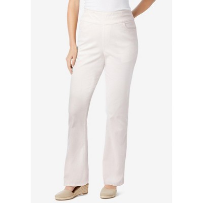 Woman Within Women's Plus Size Tall Flex-fit Pull-on Bootcut Denim Jean ...