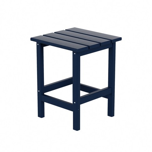 Westintrends Outdoor Hdpe Adirondack Side Table, Navy Blue : Target