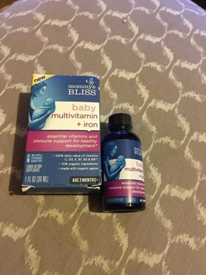 Mommy's Bliss Baby Multivitamin + Iron - 1 Fl Oz : Target