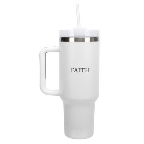 100 North Faith In Him Blessed Wrap-around 40 Oz. Stainless Steel Water ...