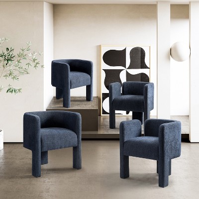 Edan Dining Chair - Navy/natural - Safavieh. : Target
