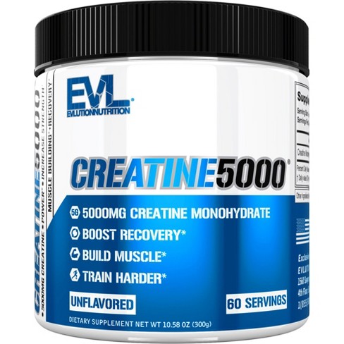 Evlution Nutrition Creatine5000 - 5g Creatine Monohydrate - Build ...