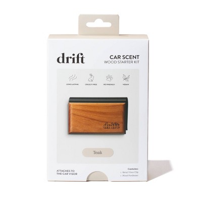 Drift Co Car Air Freshener Wood Starter Set Teak Scent: Drift Goods ...