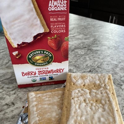 Nature's Path Organic Toaster Pastries Frosted Berry Strawberry - 6ct ...
