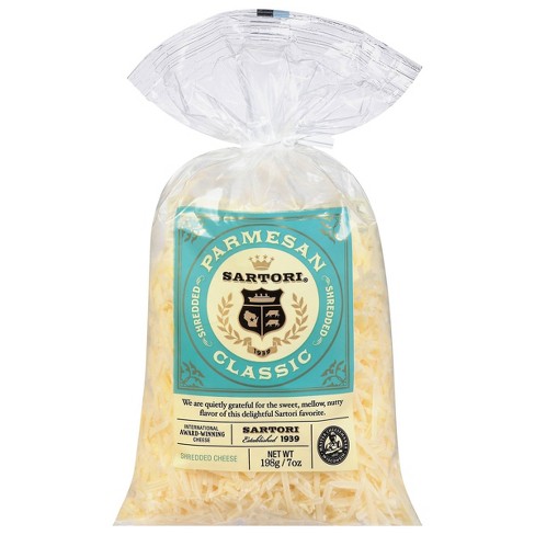 Sartori Shredded Parmesan Cheese Bag - 7oz : Target