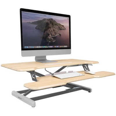 Mount-it! Height Adjustable Standing Desk Converter | 48 Wide Tabletop ...