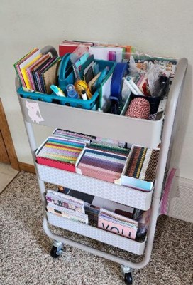 3 Tier Metal Utility Cart - Brightroom™ : Target