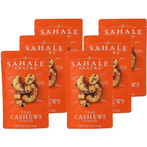 Sahale Snacks Thai Cashews Glazed Mix - Case Of 6/4 Oz : Target
