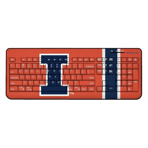 Keyscaper University Of Illinois Fighting Illini Stripe Wireless Usb ...