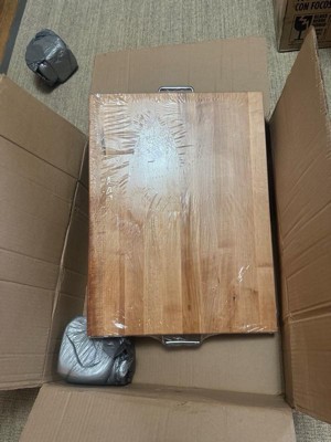 John Boos Boos Block Handle Board Series Large Reversible Wood Cutting ...