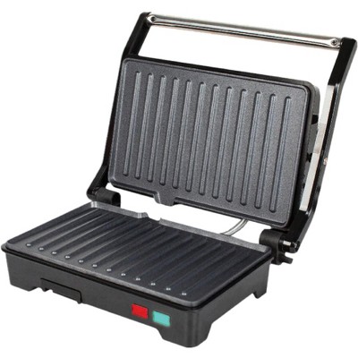 Lumme Panini Press Grill Indoor Sandwich Maker 4 Slice Large Non-stick ...