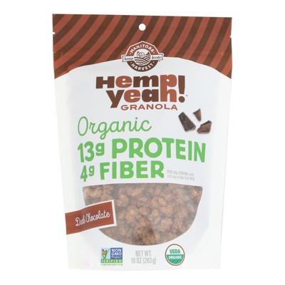 Manitoba Harvest Hemp Yeah Granola Organic Dark Chocolate - Case Of 6/ ...