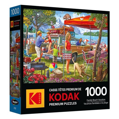 Kodak Premium Family Beach Vacation Jigsaw Puzzle 1000pc : Target