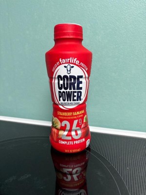 Core Power Strawberry Banana 26G Protein Shake - 14 fl oz Bottle : Target