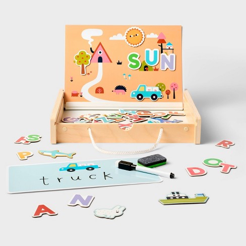 Magnetic Easel & Letters Set - 136pc - Gigglescape™: Educational ...