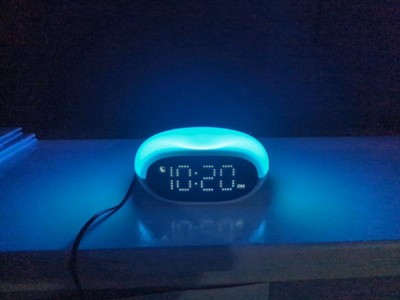 Candy Glow Alarm Table Clock With Color Changing Nightlight - Capello ...
