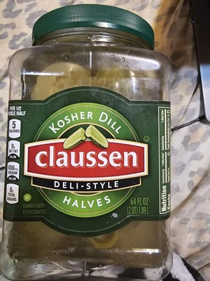 Claussen Halves Kosher Dill - 32oz : Target