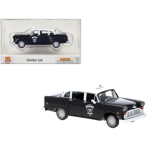 1974 Checker Cab Black And White "tallahasse" 1/87 (ho) Scale Model Car ...