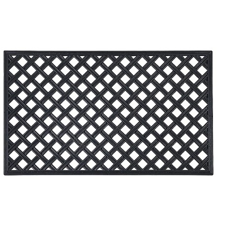 Kate Aurora Lattice 18 In. X 30 In. Wrought Iron Designed Non Skid ...