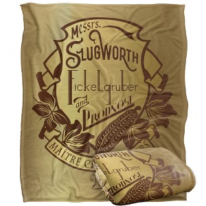 Wonka (2023) Slugworth Chocolatier Silky Touch Super Soft Throw Blanket ...