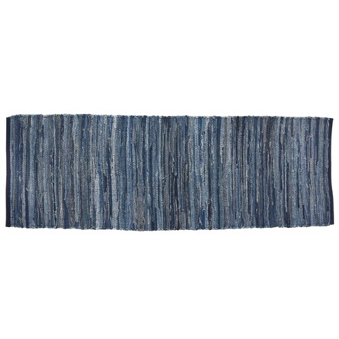 Park Designs Indigo Chindi Rag Rug Runner 2x6 : Target