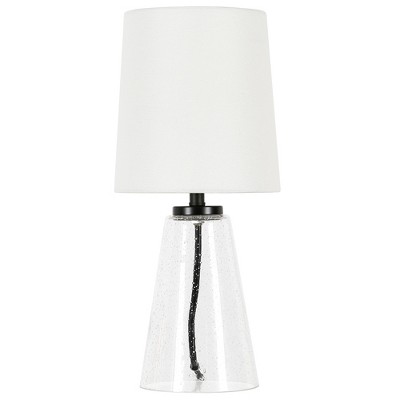 Glass Table Lamp With Open Base - Room Essentials™: Etl Listed, No ...