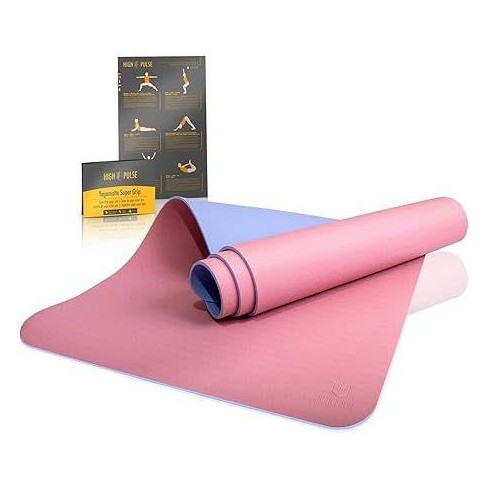 High Pulse Super Grip Yoga Mat,pink&blue : Target