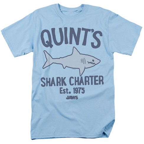Popfunk Jaws The Fearless Captain Adult T Shirt, Light Blue, X-large ...