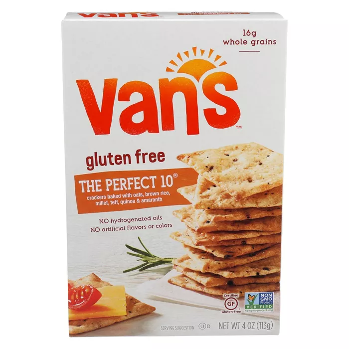 Van'S Foods The Perfect 10 Crispy Six Whole Grain Four Seed Baked ... Van'S Foods The Perfect 10 Crispy Six Whole Grain Four Seed Baked ...